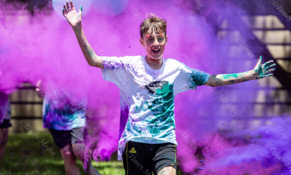 Photos: Shelly Park School Eyes of Howick Colour Fun Run - Times